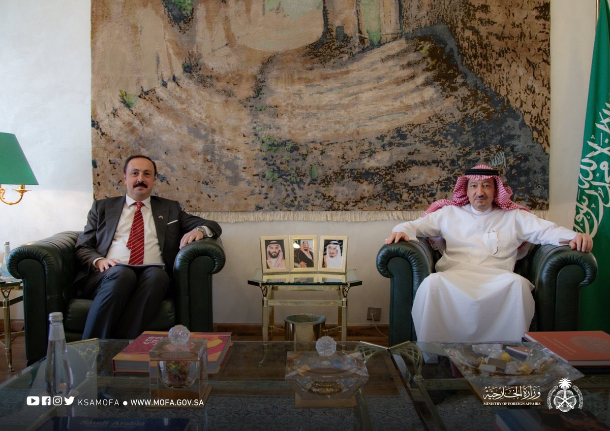 Vice Minister Receives Ambassador of Turkey to the Kingdom