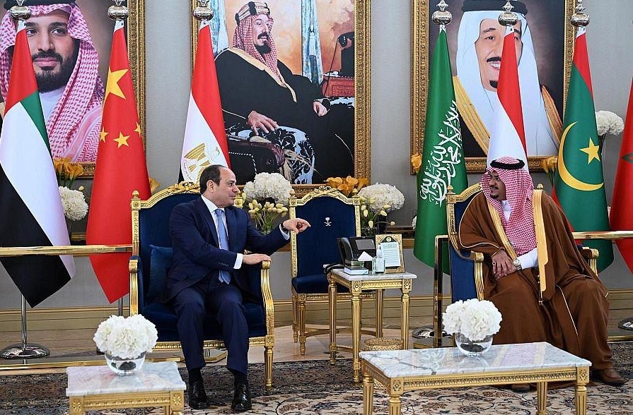 President of Egypt Arrives in Riyadh to Participate in Riyadh Arab ...