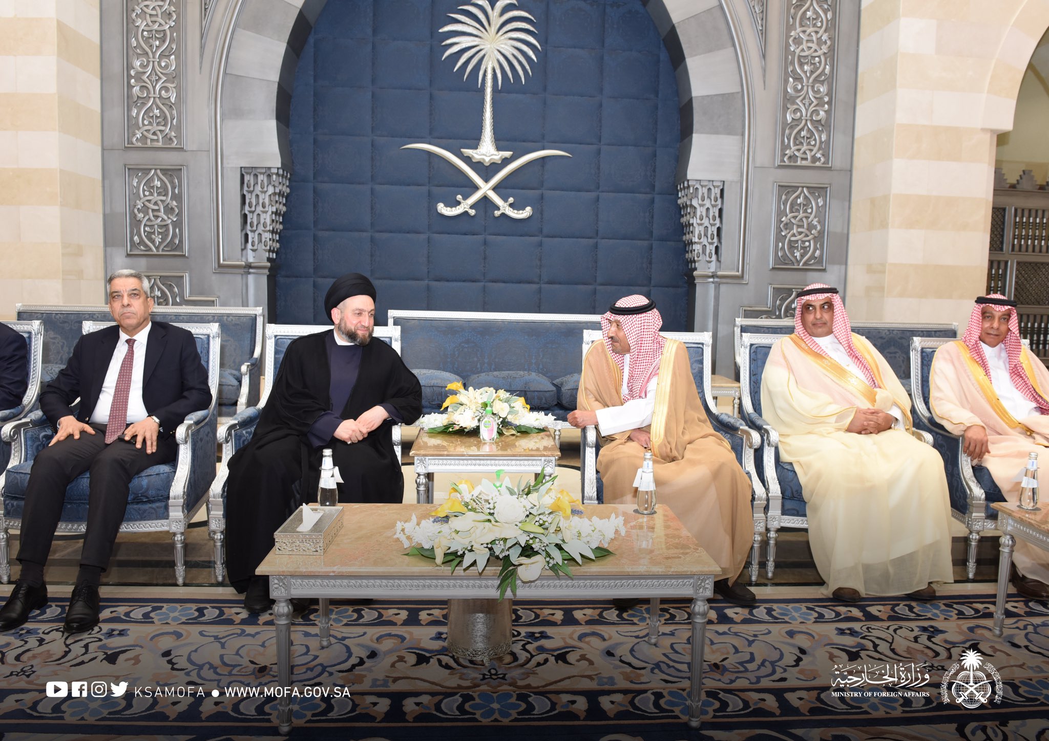 Vice Minister Receives President of the National Wisdom Movement in Iraq